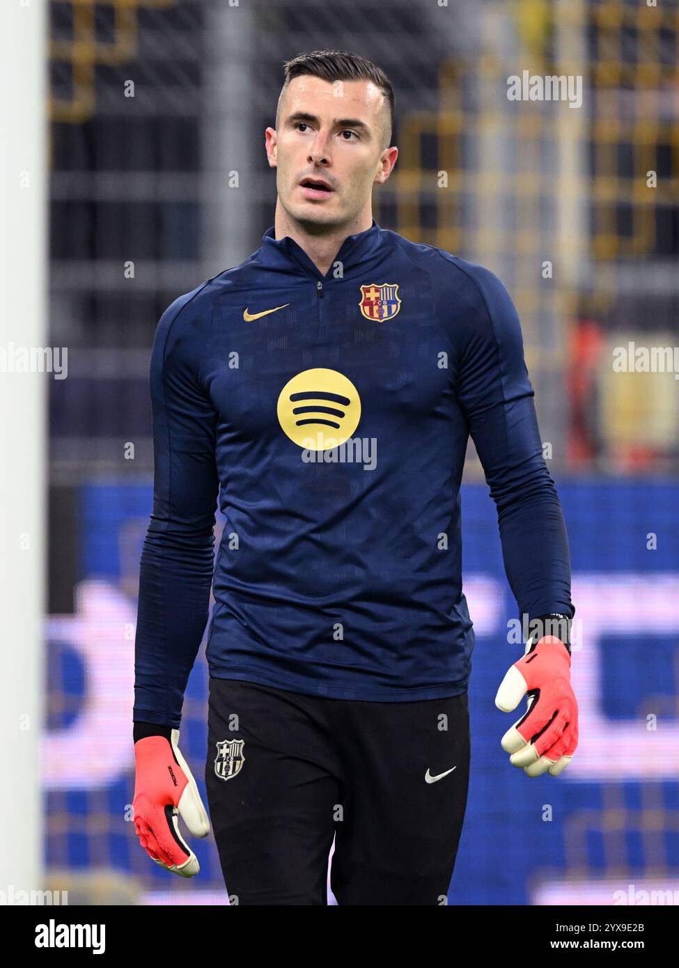 DORTMUND - FC Barcelona goalkeeper Inaki Pena during the UEFA Champions ...