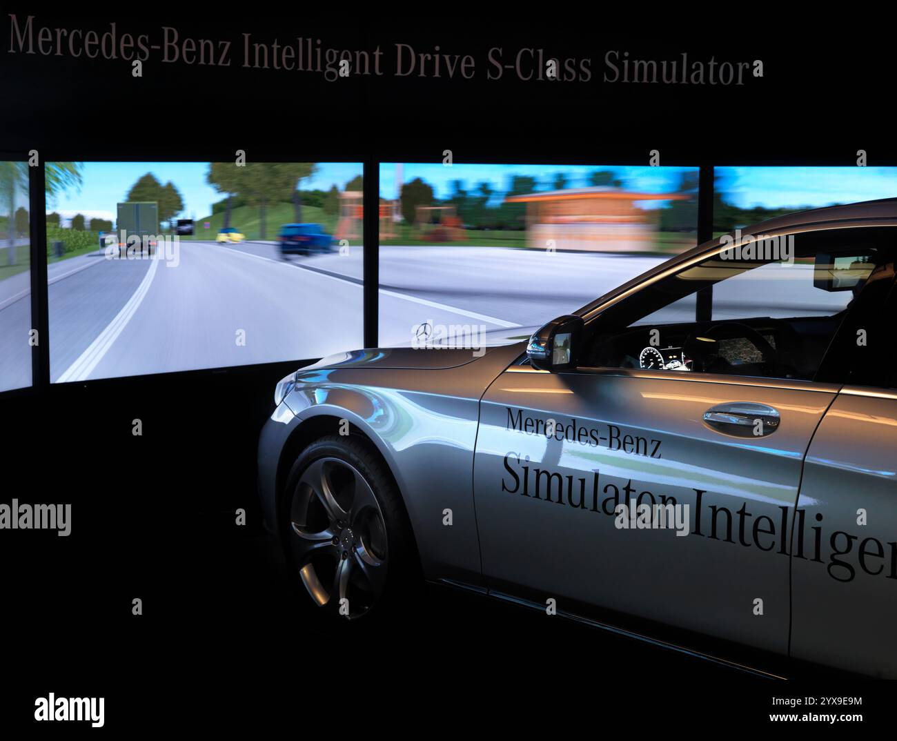 Mercedes-Benz Intelligent Drive S-Class Simulator Stock Photo - Alamy