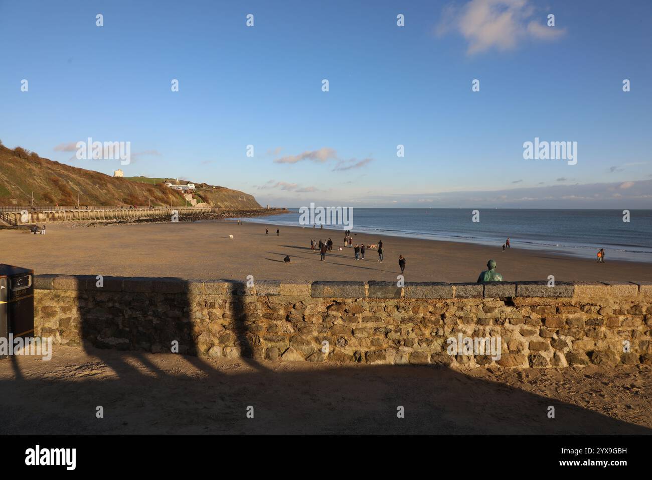 Sunny Sands beach in Folkestone, Kent, England Stock Photo - Alamy