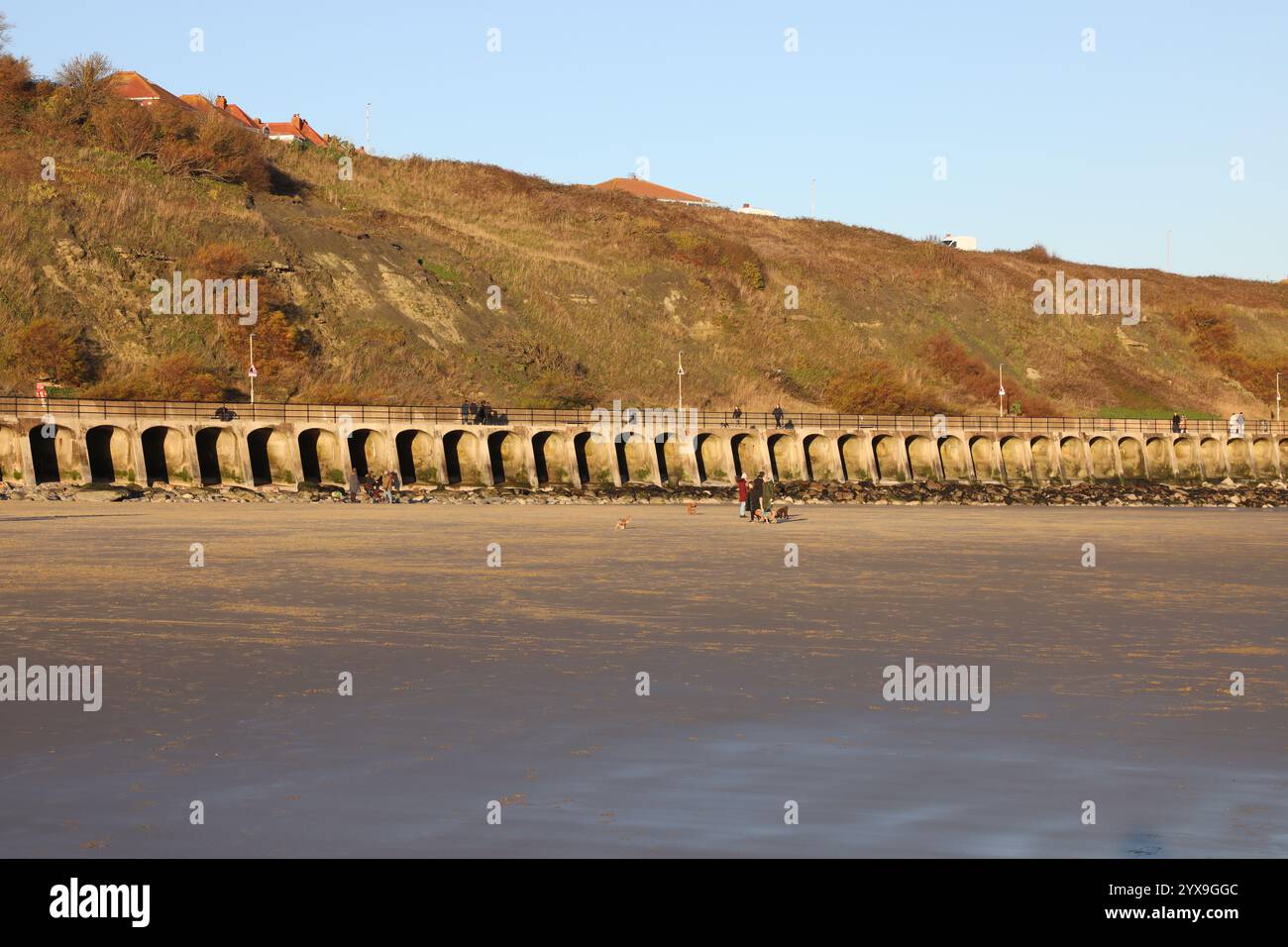 Sunny Sands beach in Folkestone, Kent, England Stock Photo - Alamy