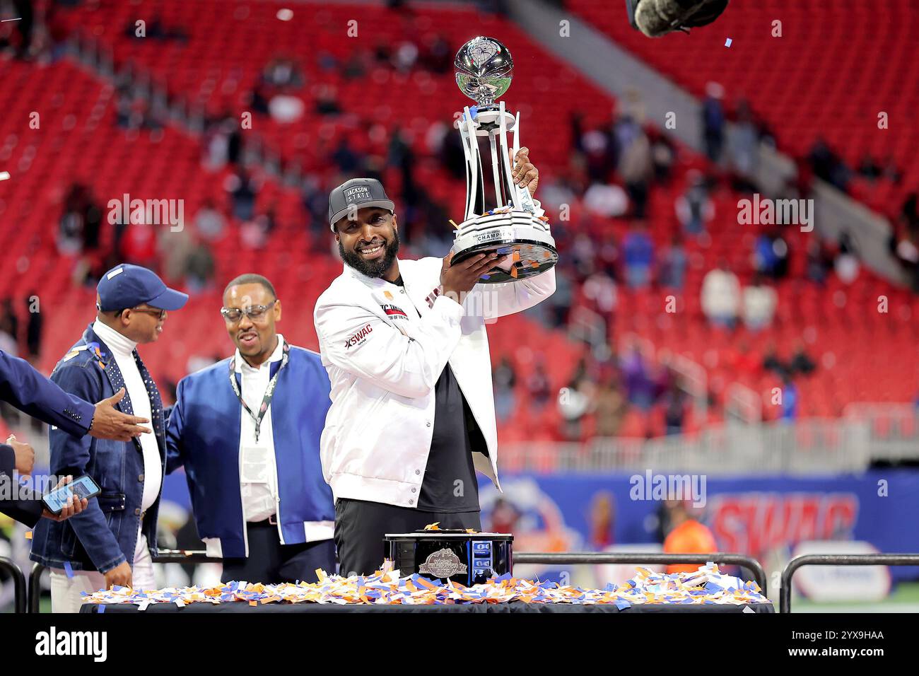 ATLANTA, GA - DECEMBER 14: Jackson State Tigers head coach TC Taylor ...