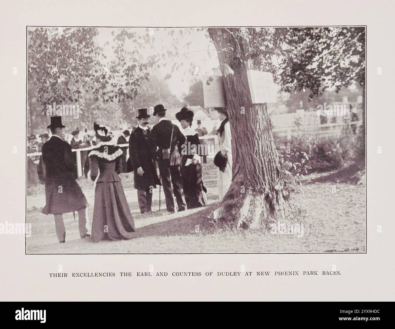 Their Excellencies the Earl and Countess of Dudley at New Phoenix Park ...