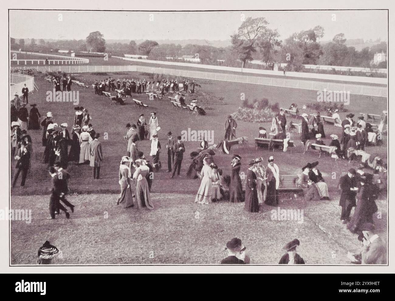 The Club Lawn, New Phoenix Park , Ireland. 1902. Archive Irish Horse ...