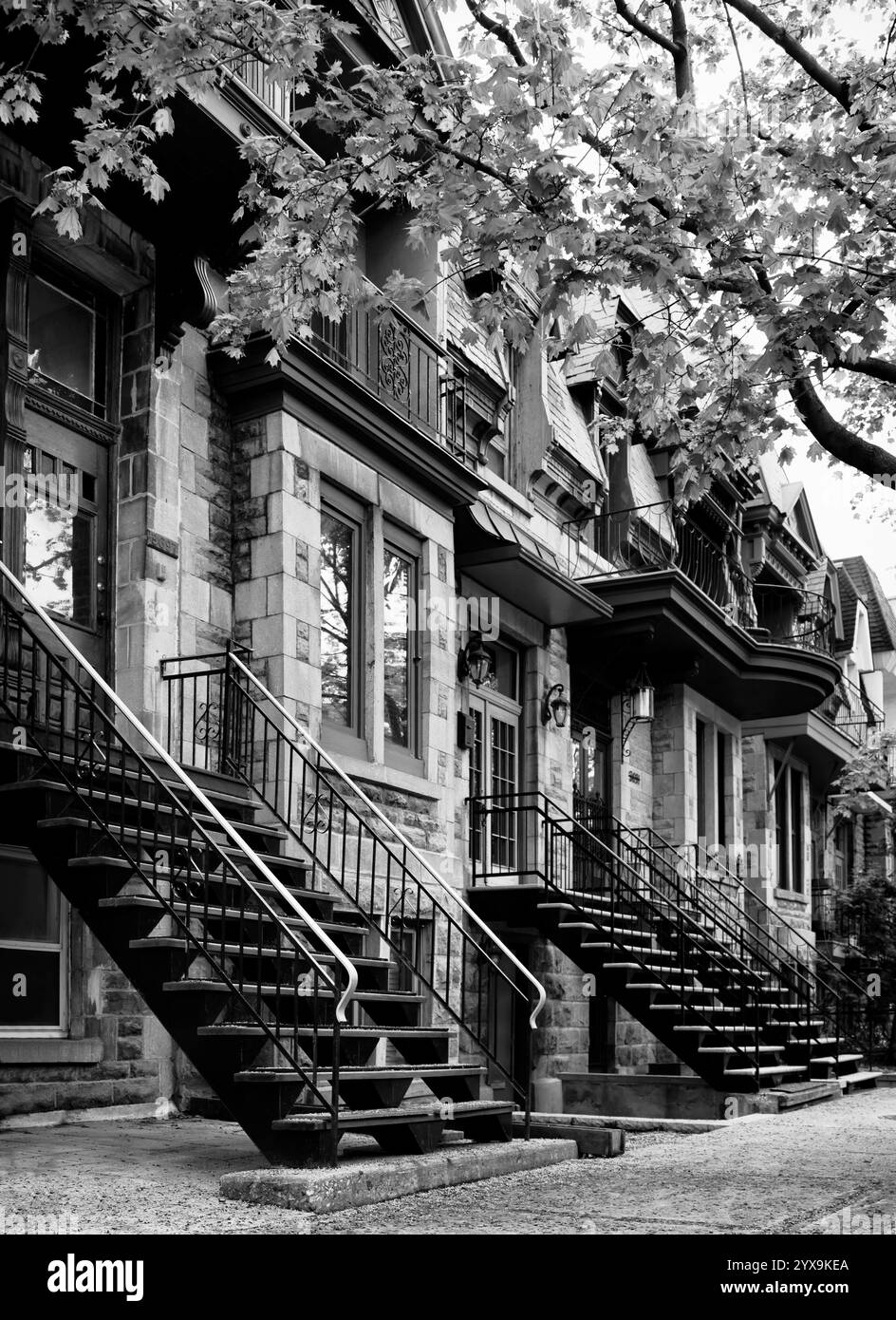 Montreal, quebec, canada Black and White Stock Photos & Images - Alamy