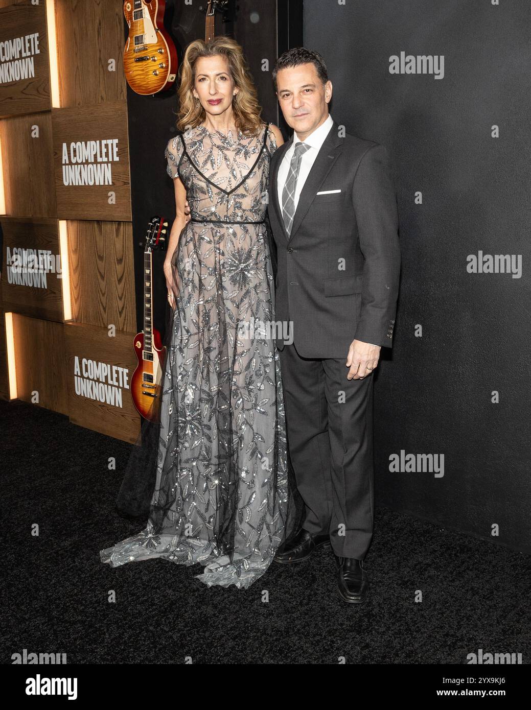 Alysia Reiner and David Alan Basche attend the premiere of 'A Complete ...