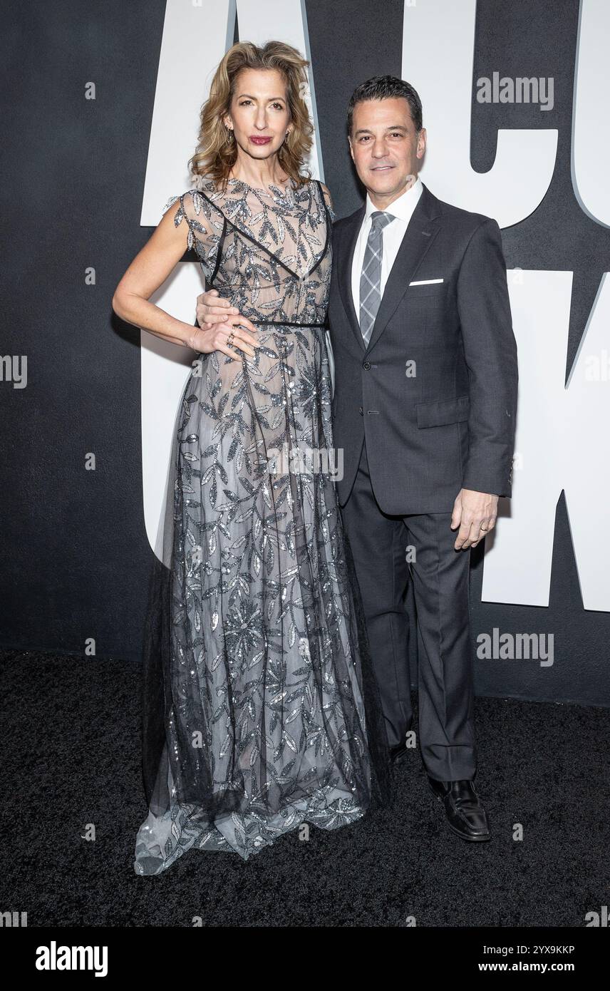 Alysia Reiner and David Alan Basche attend the premiere of 'A Complete ...