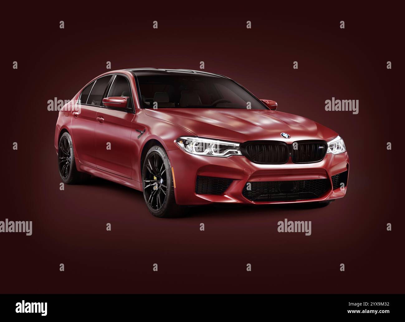 Sixth-generation BMW M5, 2018 performance car, luxury sport sedan, 5 ...