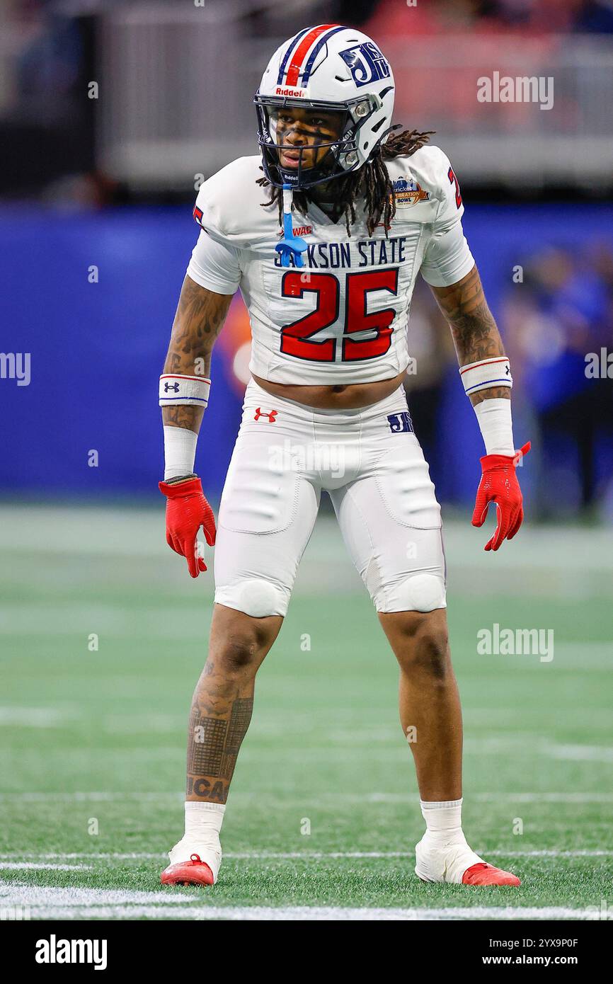 December 14, 2024: Jackson State's Shamar Hawkins in action during the ...