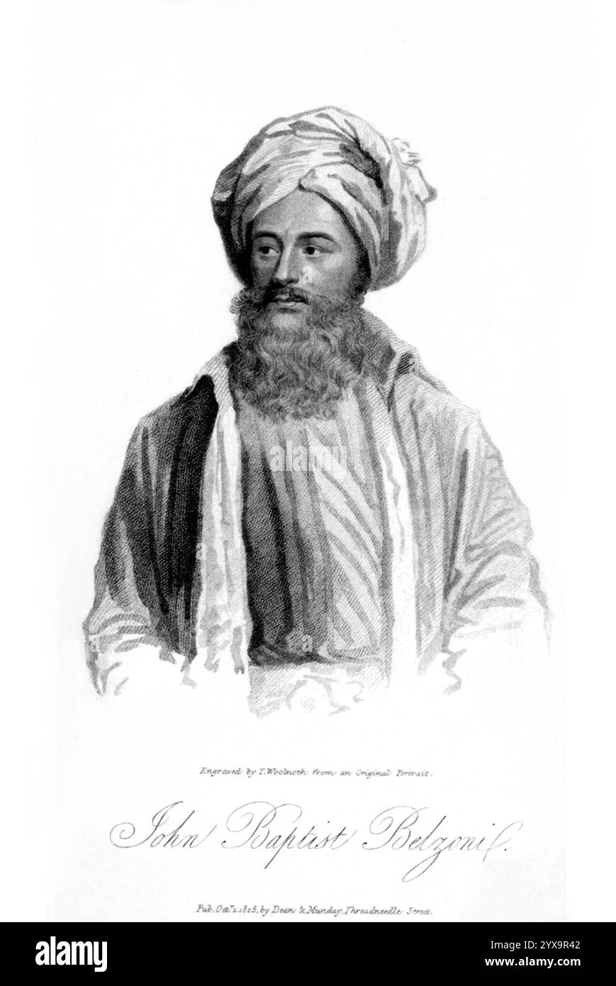 1825 , London , GREAT BRITAIN : The celebrated GIOVANNI BATTISTA ...