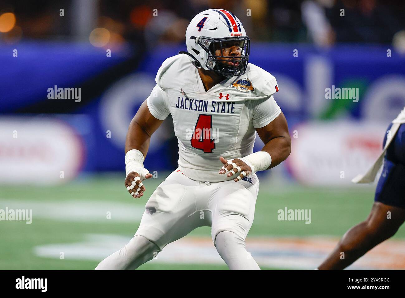 Atlanta, Georgia. 14th Dec, 2024. Jackson State's Tru Thompson in ...