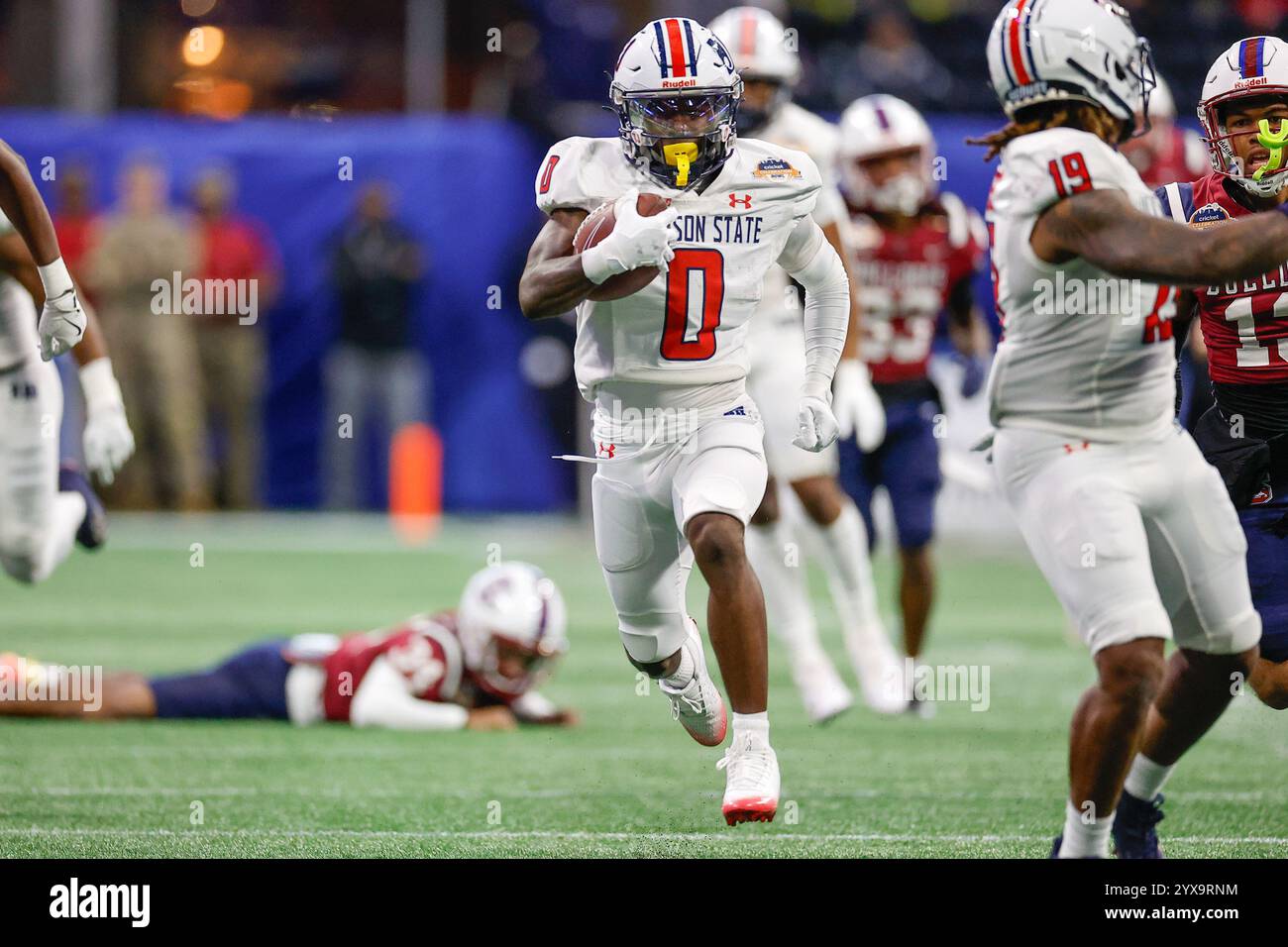 Atlanta, Georgia. 14th Dec, 2024. Jackson State's Travis Terrell ...