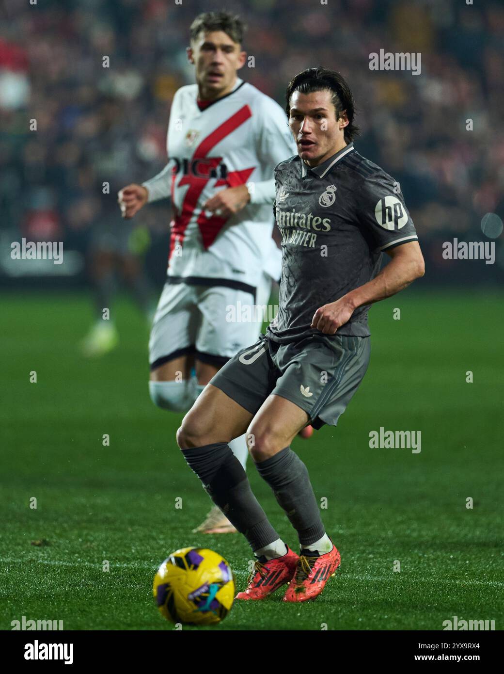 Fran Garcia of Real Madrid CF during Rayo Vallecano vs Real Madrid at ...