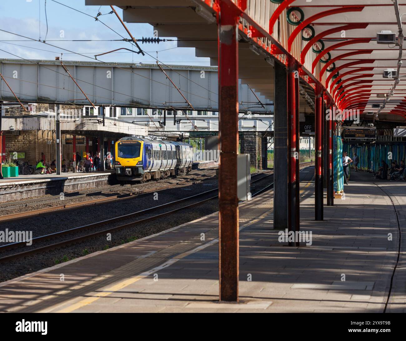 Northern Rail CAF class 195 diesel train 195109 at Lancaster railway ...