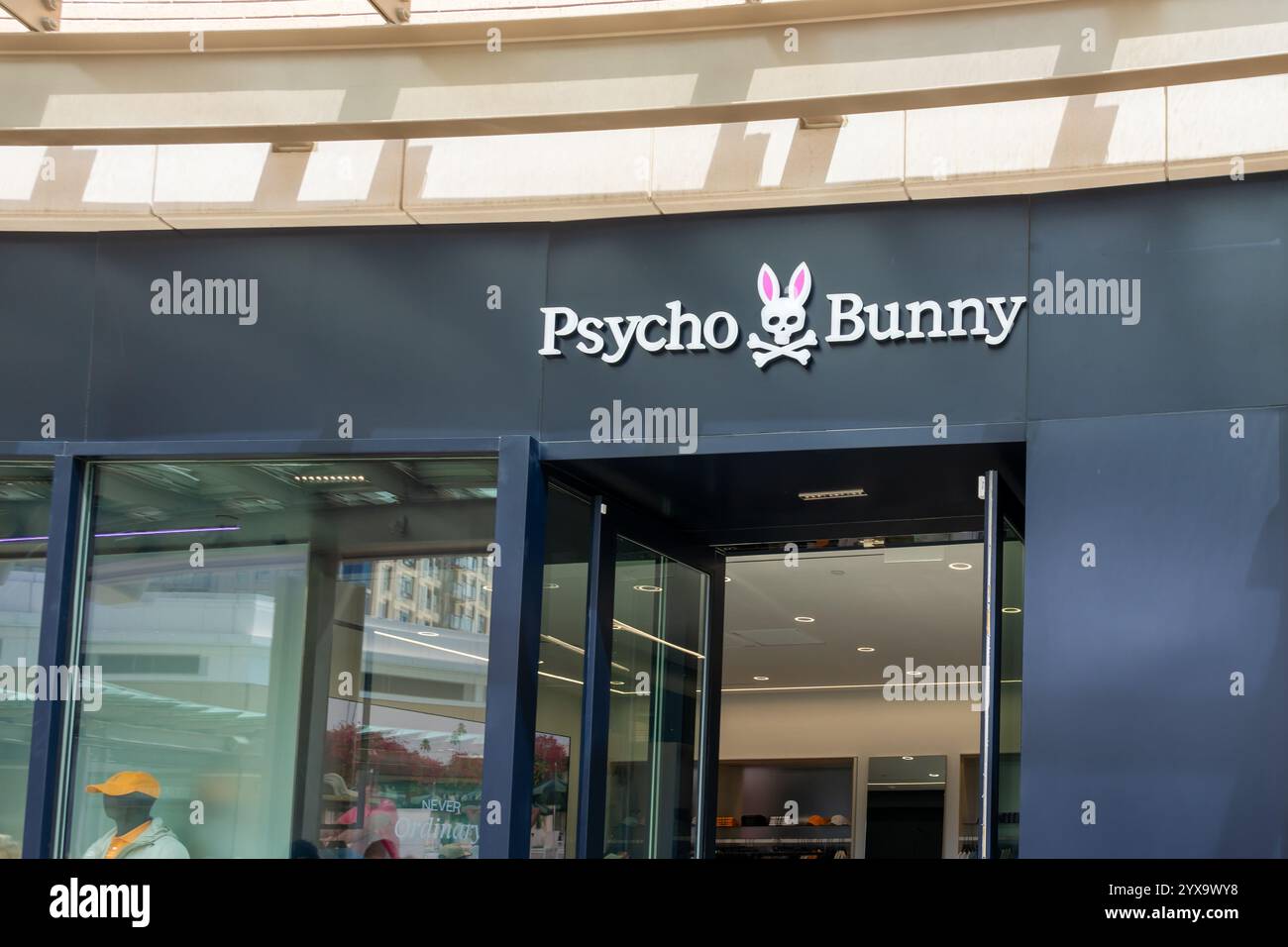 A Psycho Bunny Men's clothing store at City Creek Center in Salt Lake City, Utah, USA Stock ...