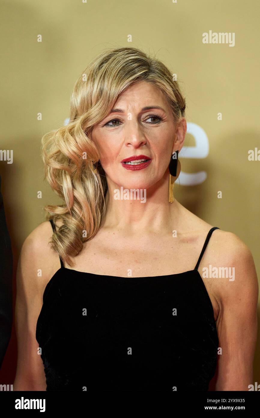 Madrid. Spain. 20241214, Yolanda Diaz, Vice President attends 30th Jose ...