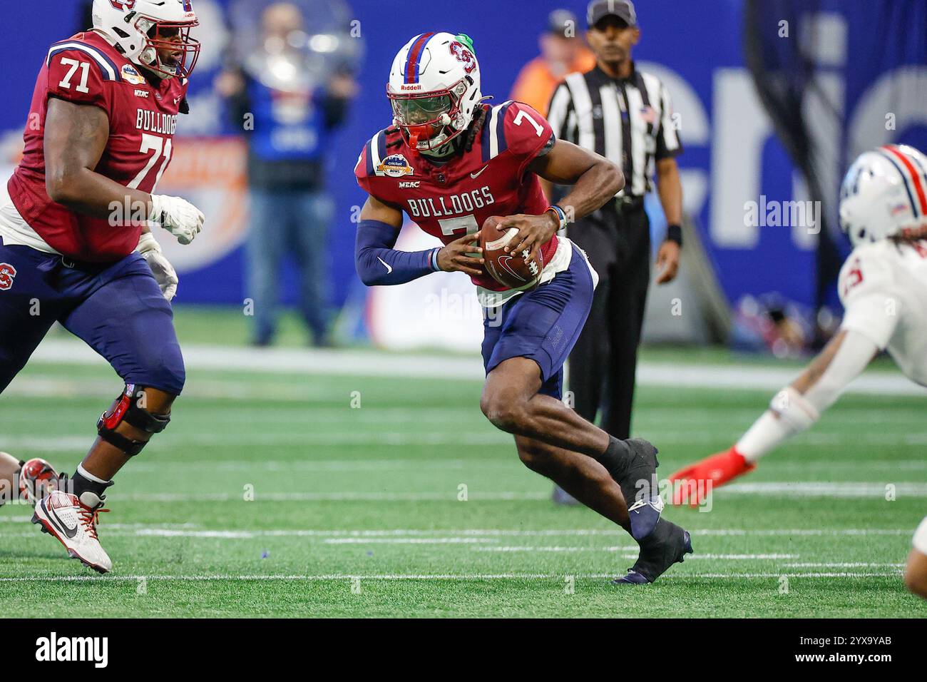 Atlanta, Georgia. 14th Dec, 2024. South Carolina State's Eric Phoenix ...