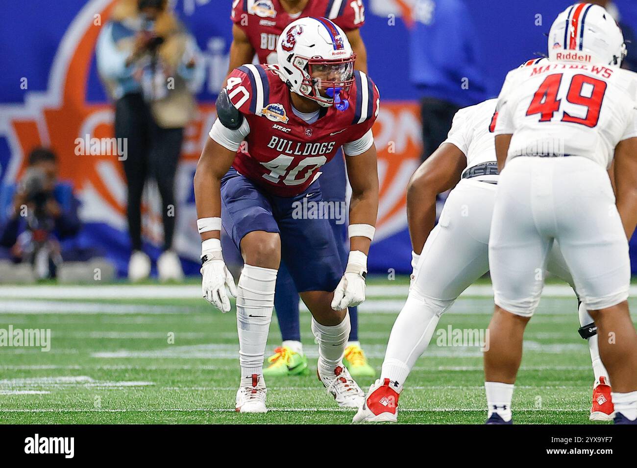 Atlanta, Georgia. 14th Dec, 2024. South Carolina State's Jordan Dollard ...