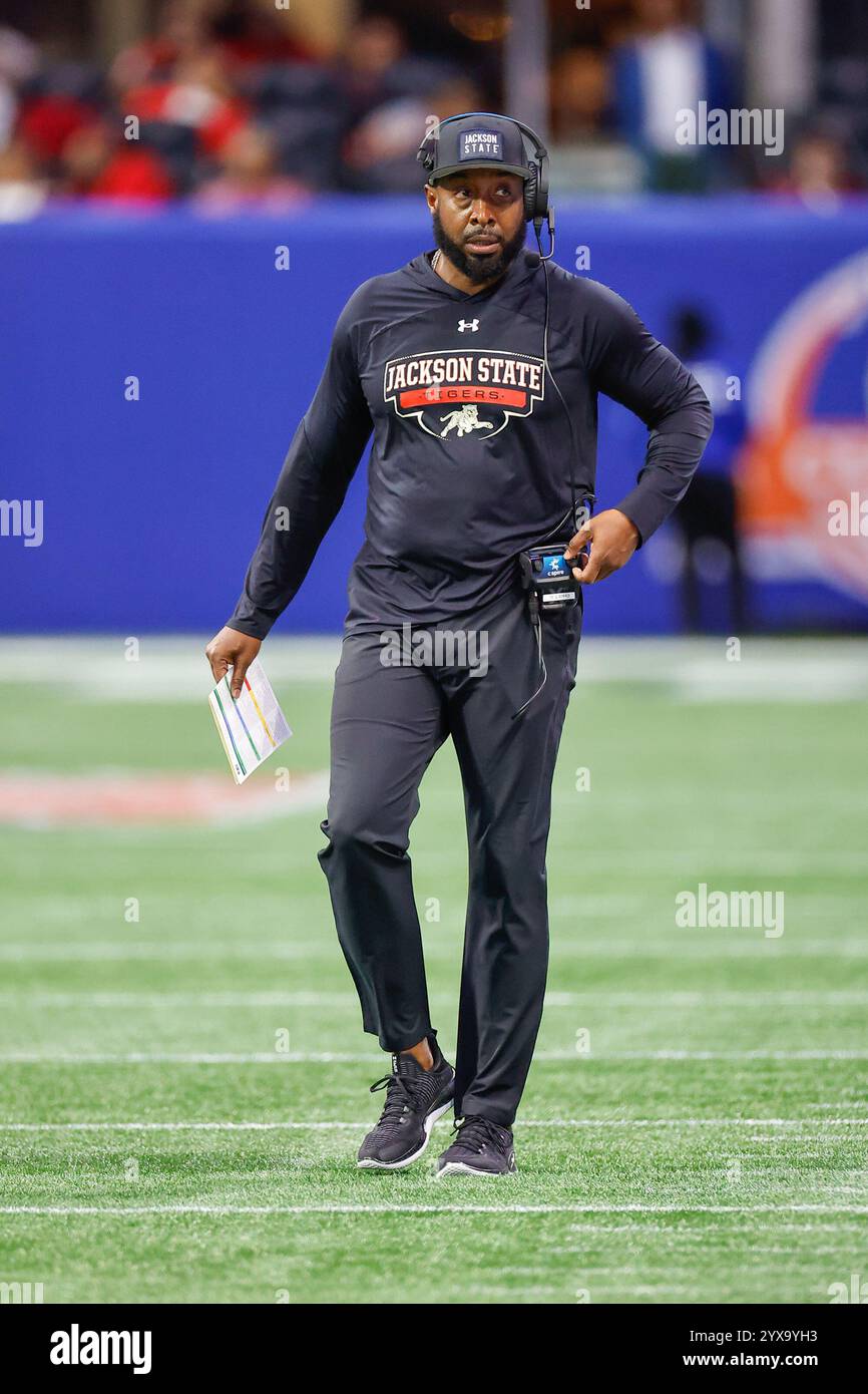 December 14, 2024: Jackson State head coach, T.C. Taylor, on the ...