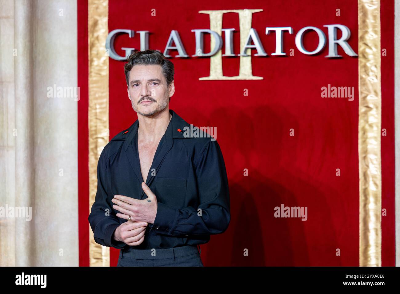 Celebs attend the Gladiator II film premiere Featuring: Pedro Pascal ...