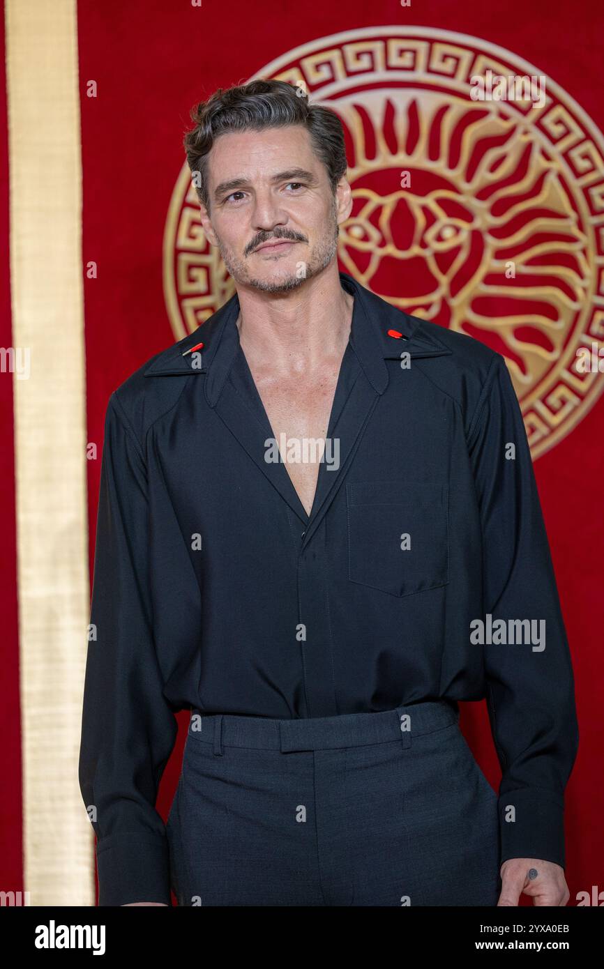 Celebs attend the Gladiator II film premiere Featuring: Pedro Pascal ...