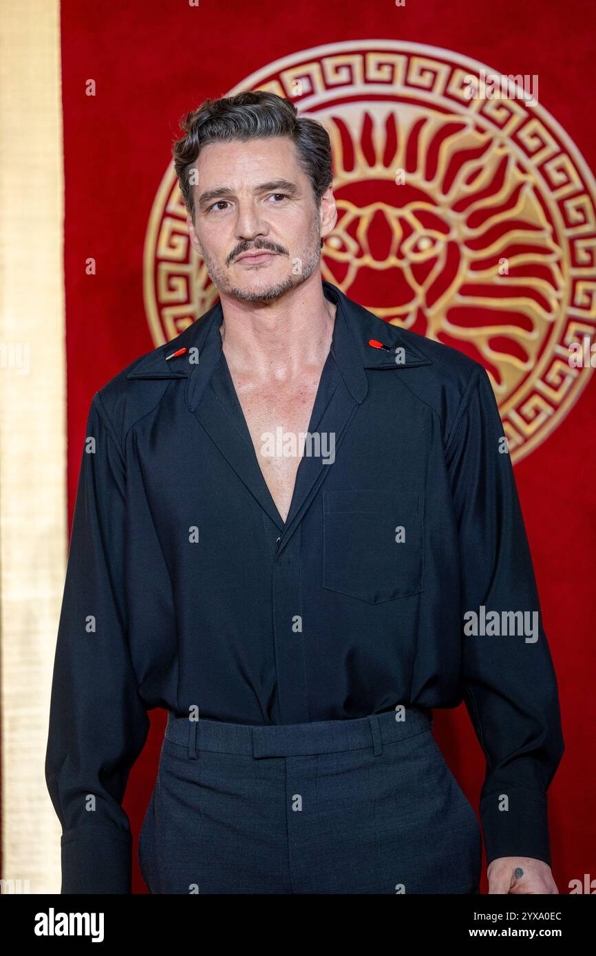 Celebs attend the Gladiator II film premiere Featuring: Pedro Pascal ...