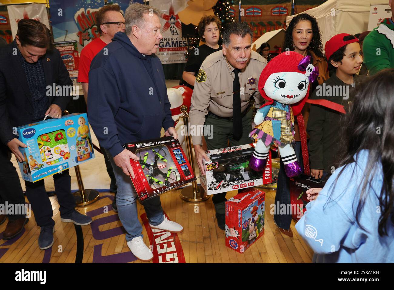 Los Angeles, Ca. 14th Dec, 2024. Stephen J. Cloobeck, Sheriff Robert ...