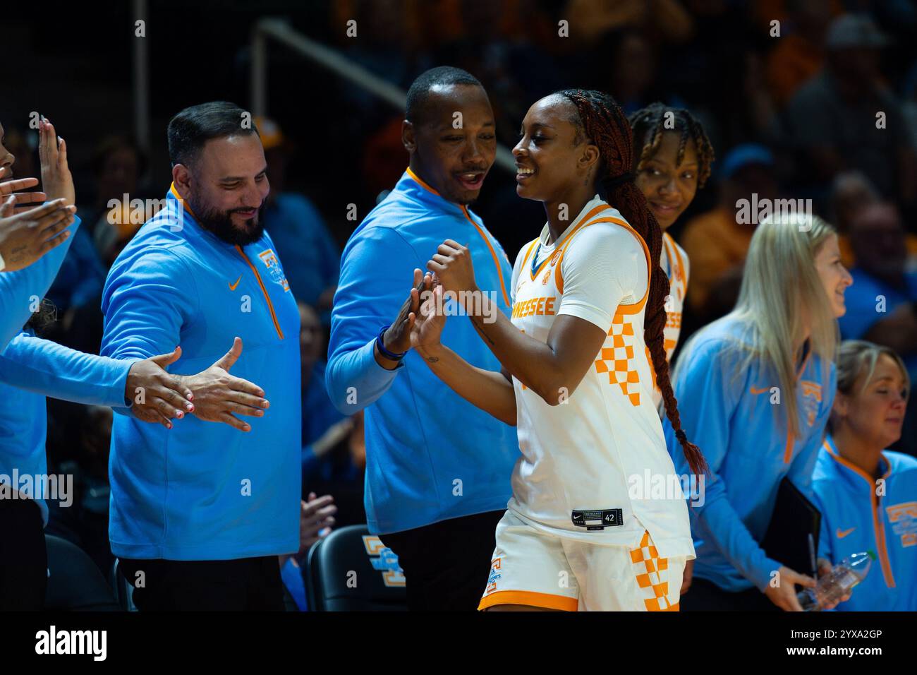 December 14, 2024: Samara Spencer #7 of the Tennessee Lady Vols is ...