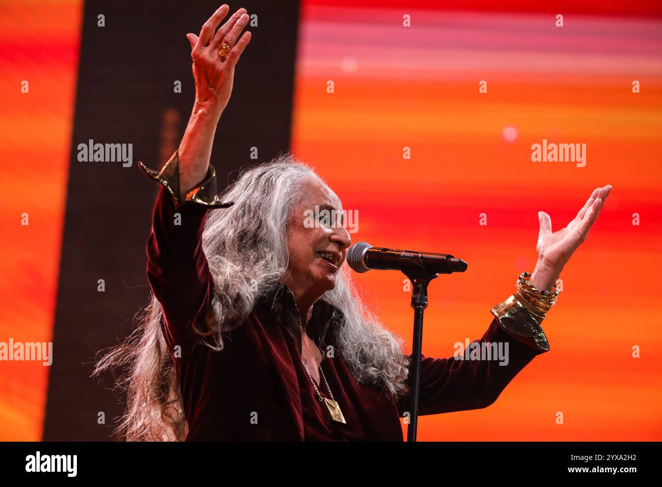 Sao Paulo, Brazil. 14 December, 2024. Brazilian singers and siblings ...