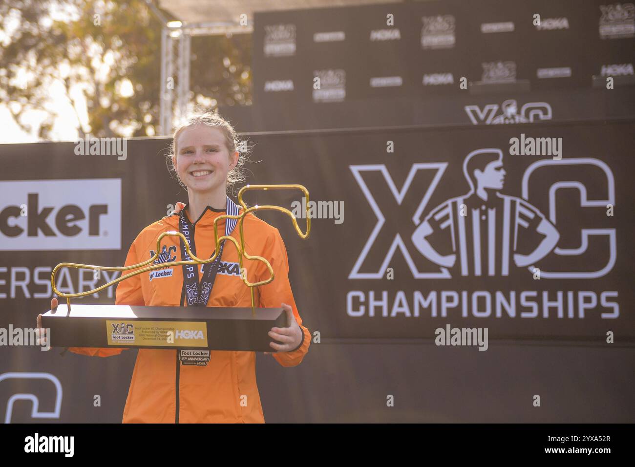 San Diego, United States. 14th Dec, 2024. Elizabeth Leachman pose after ...