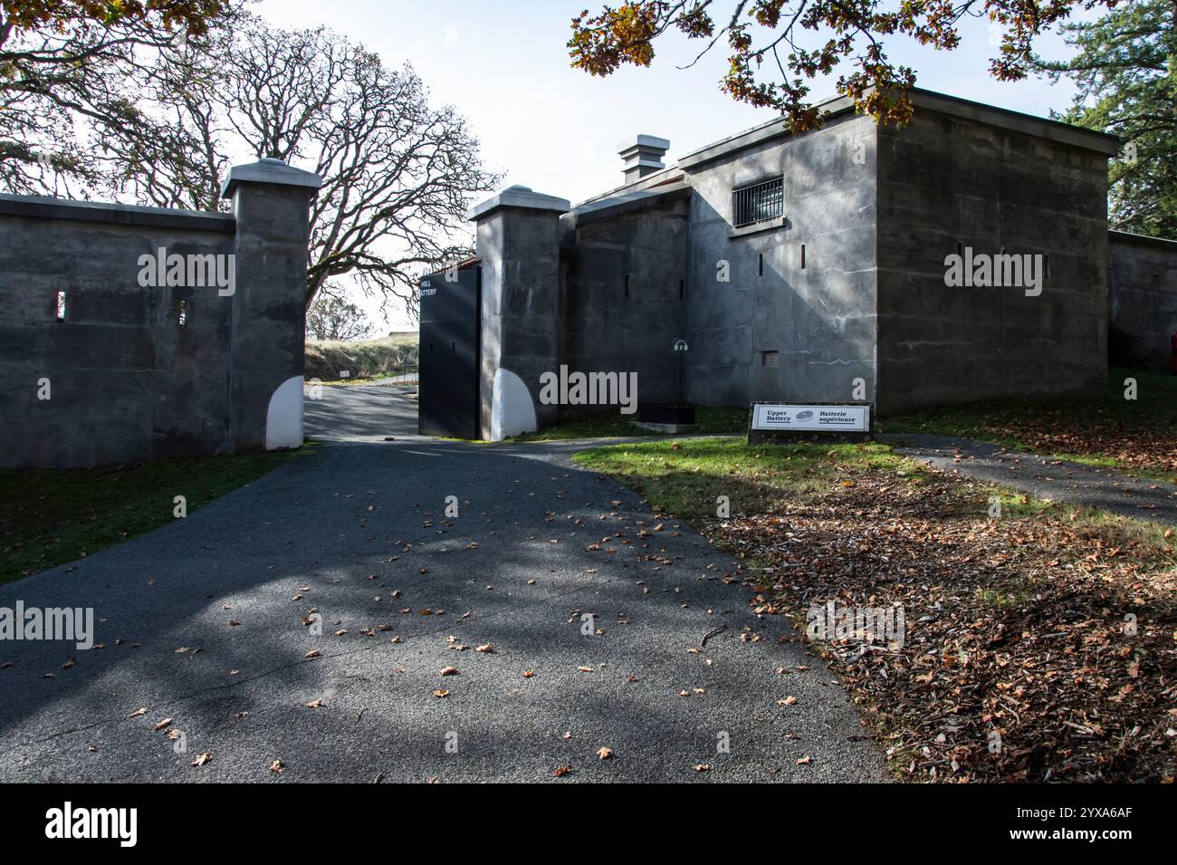 Upper battery gate at Fort Rodd Hill & Fisgard Lighthouse National ...