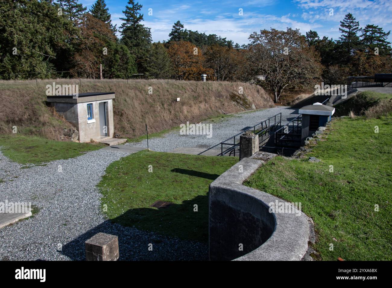 Upper battery at Fort Rodd Hill & Fisgard Lighthouse National Historic ...