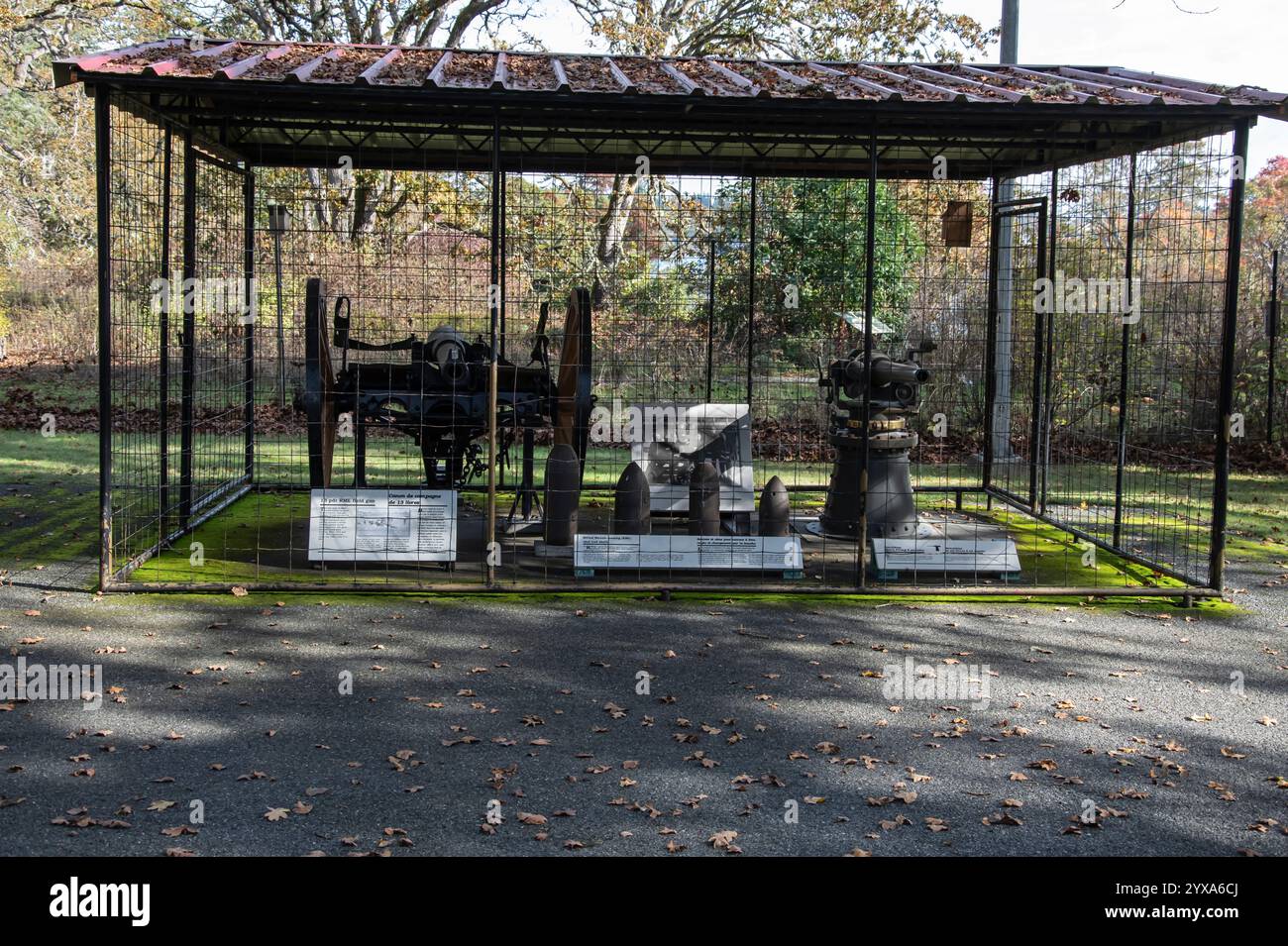 Field guns display at Fort Rodd Hill & Fisgard Lighthouse National ...