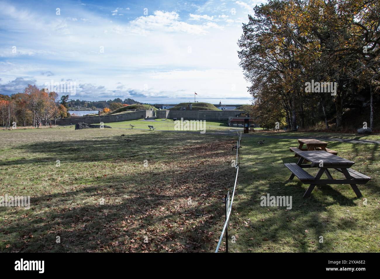 Lower battery at Fort Rodd Hill & Fisgard Lighthouse National Historic ...