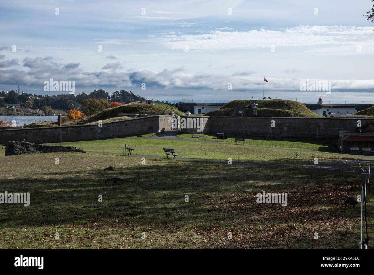 Lower battery at Fort Rodd Hill & Fisgard Lighthouse National Historic ...