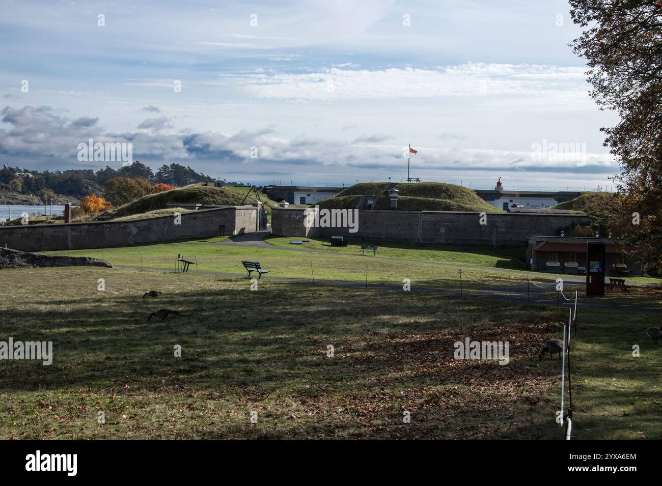 Lower battery at Fort Rodd Hill & Fisgard Lighthouse National Historic ...