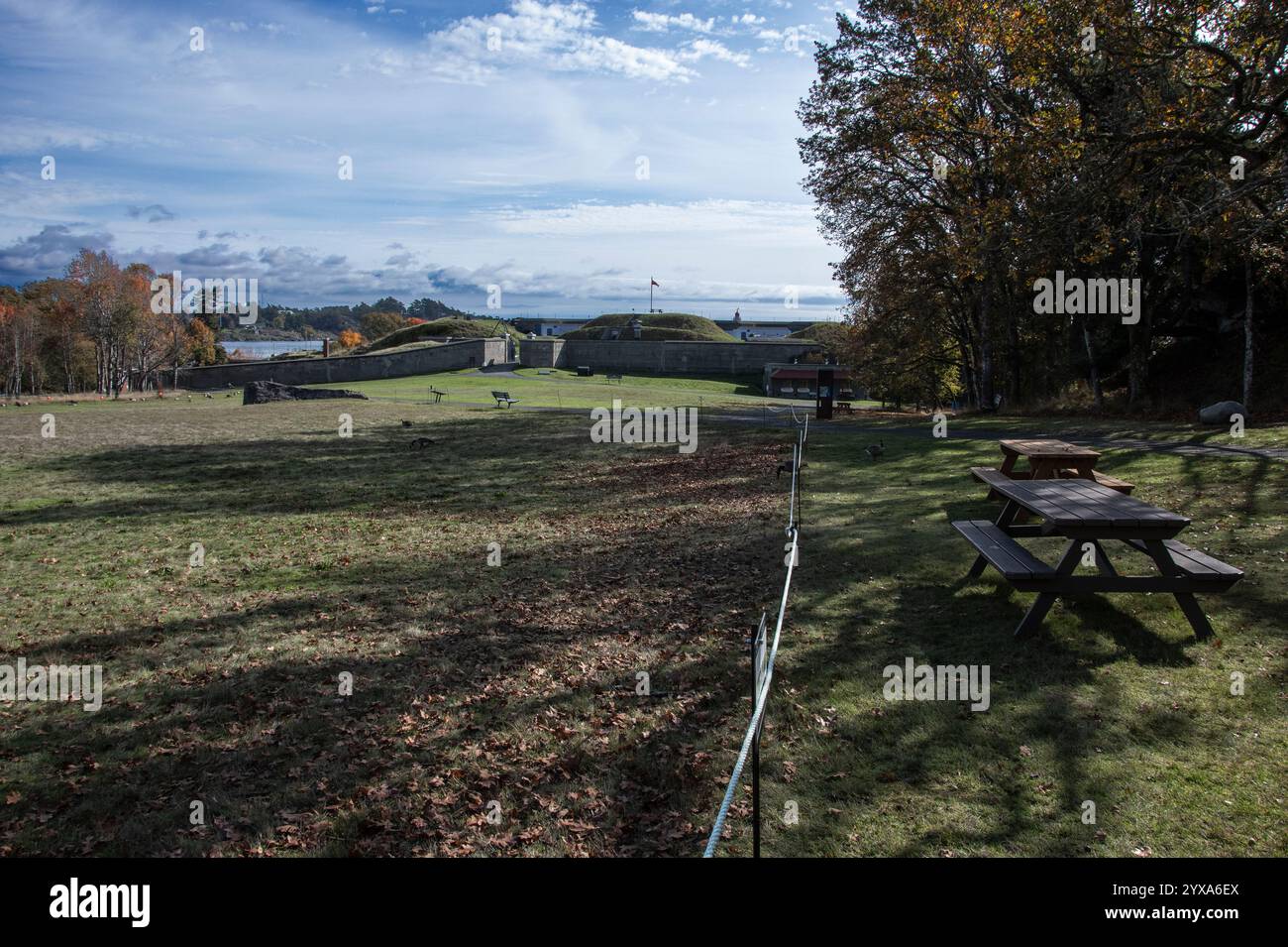 Lower battery at Fort Rodd Hill & Fisgard Lighthouse National Historic ...
