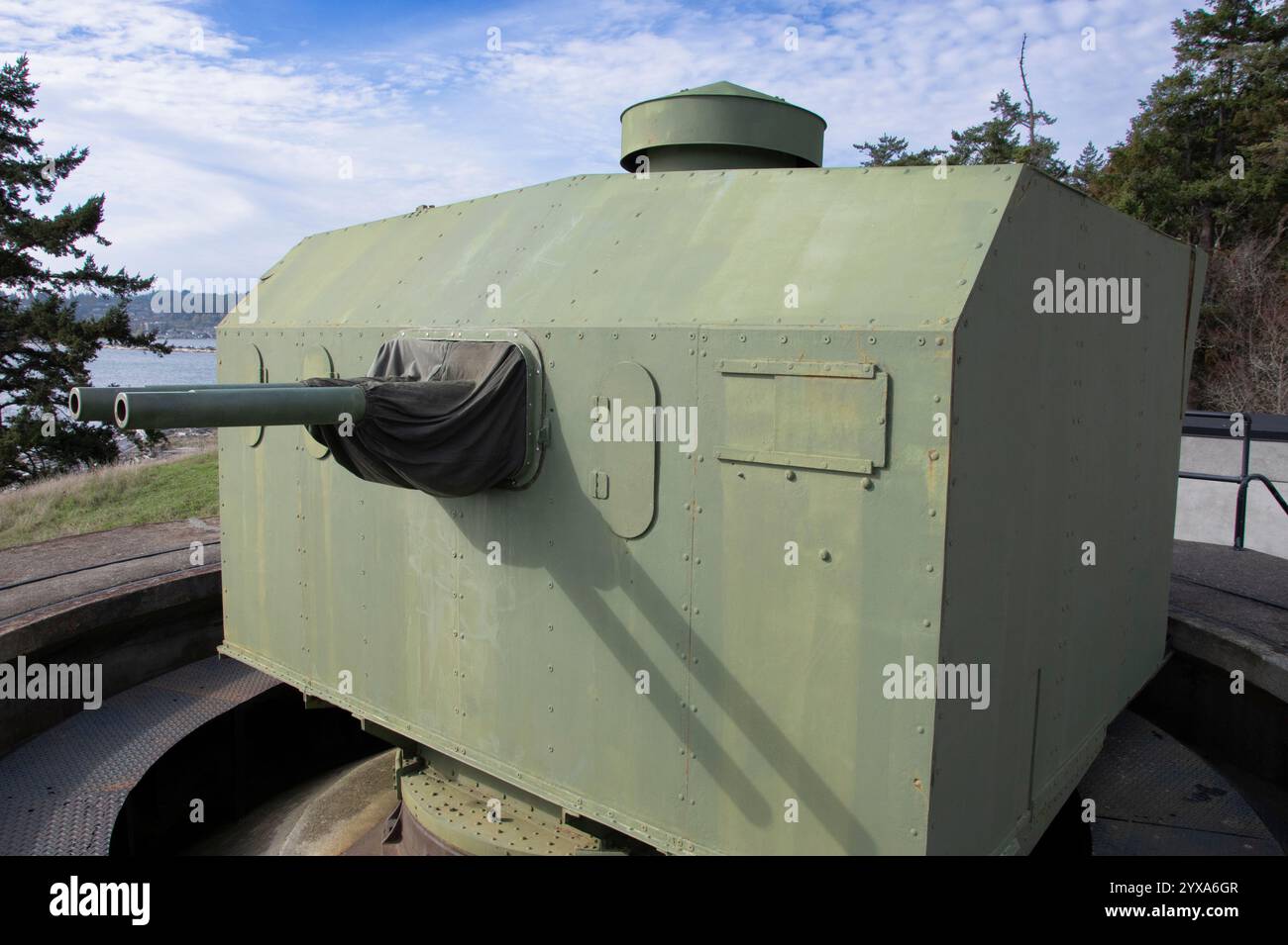 Quick firing gun at Fort Rodd Hill & Fisgard Lighthouse National ...