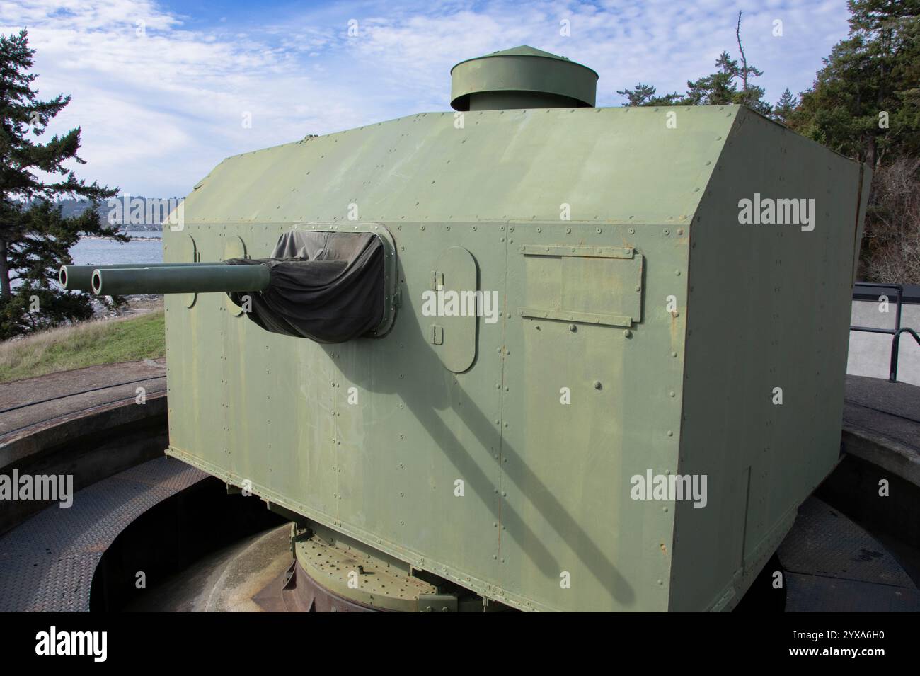 Quick firing gun at Fort Rodd Hill & Fisgard Lighthouse National ...