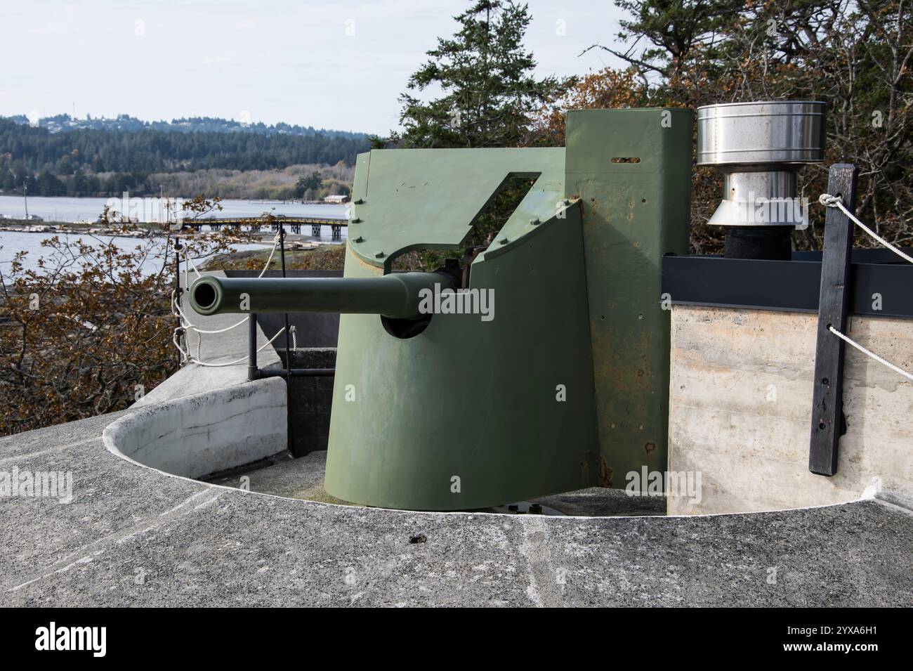 Quick firing gun at Fort Rodd Hill & Fisgard Lighthouse National ...