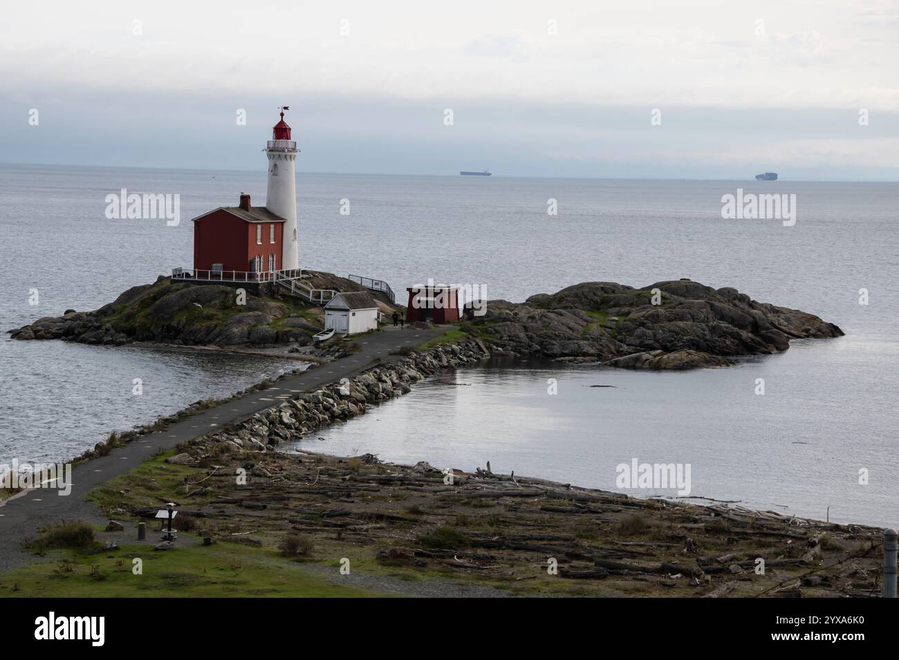 Fisgard lighthouse at Fort Rodd Hill & Fisgard Lighthouse National ...