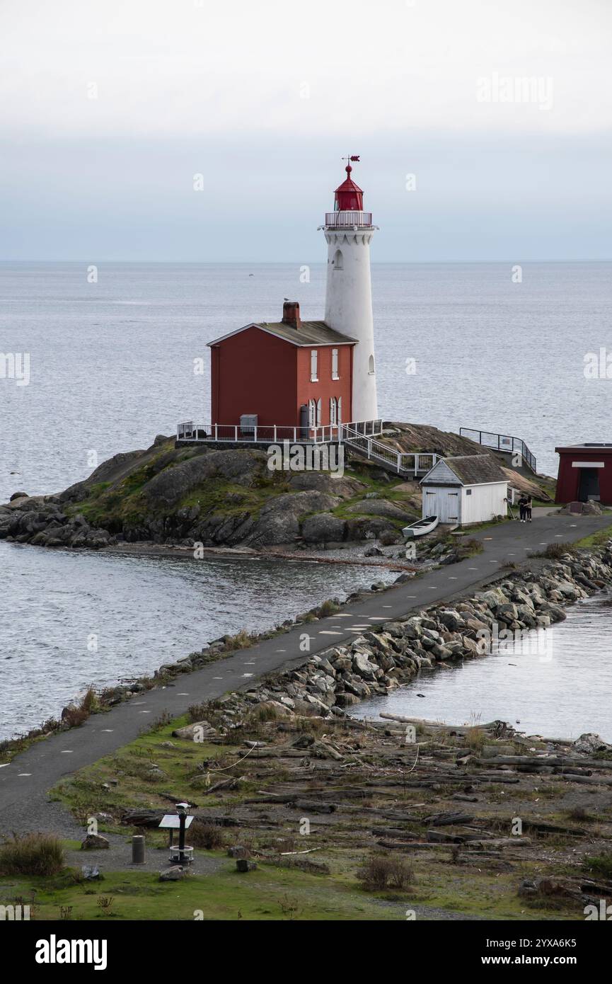 Fisgard lighthouse at Fort Rodd Hill & Fisgard Lighthouse National ...