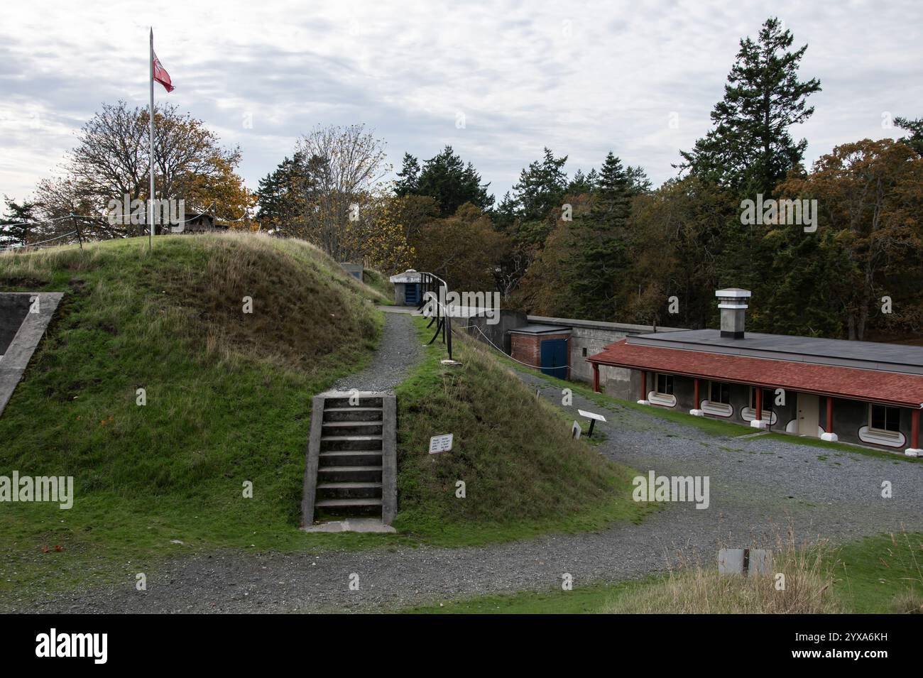 Lower battery at Fort Rodd Hill & Fisgard Lighthouse National Historic ...