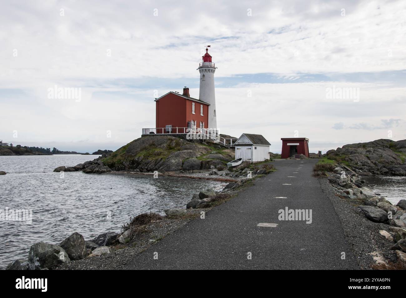 Fisgard lighthouse at Fort Rodd Hill & Fisgard Lighthouse National ...