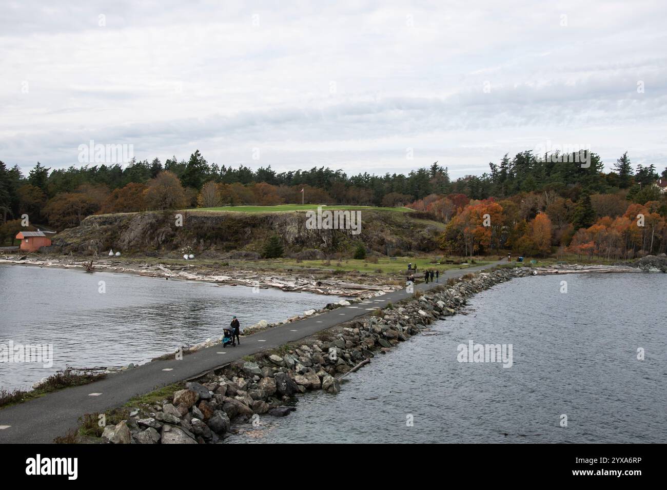 Beach at Fort Rodd Hill & Fisgard Lighthouse National Historic Site in ...