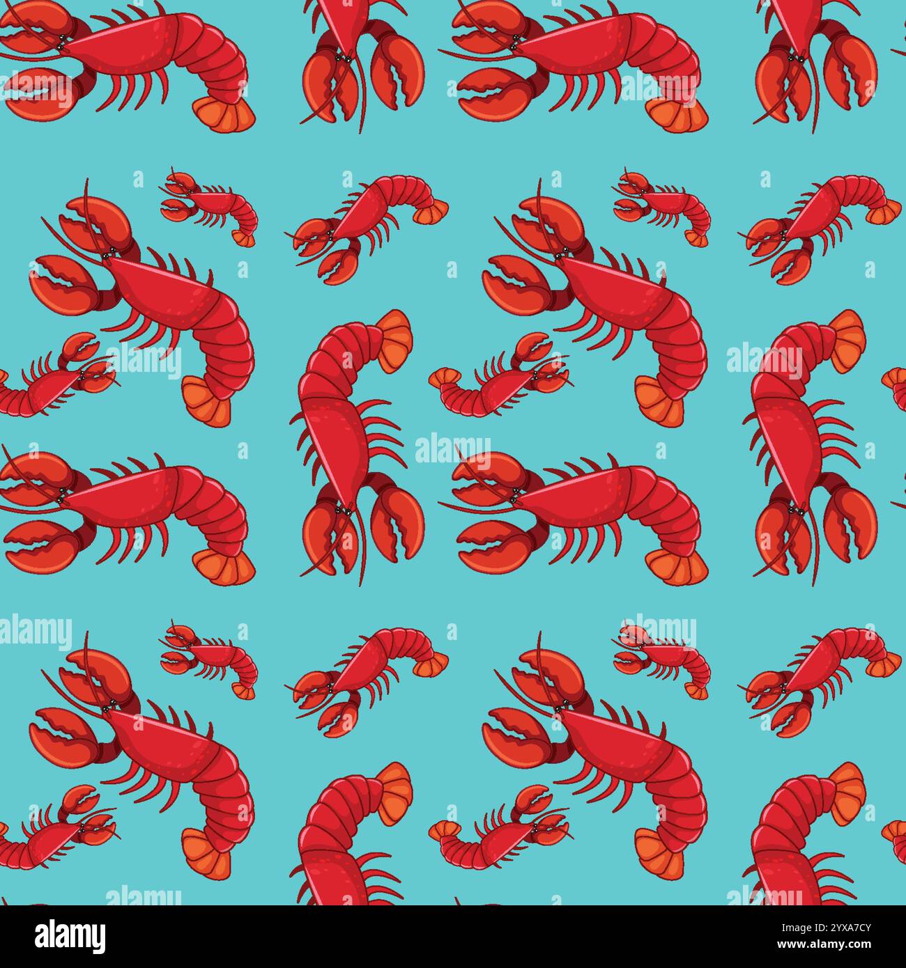 Lively lobster Stock Vector Images - Alamy