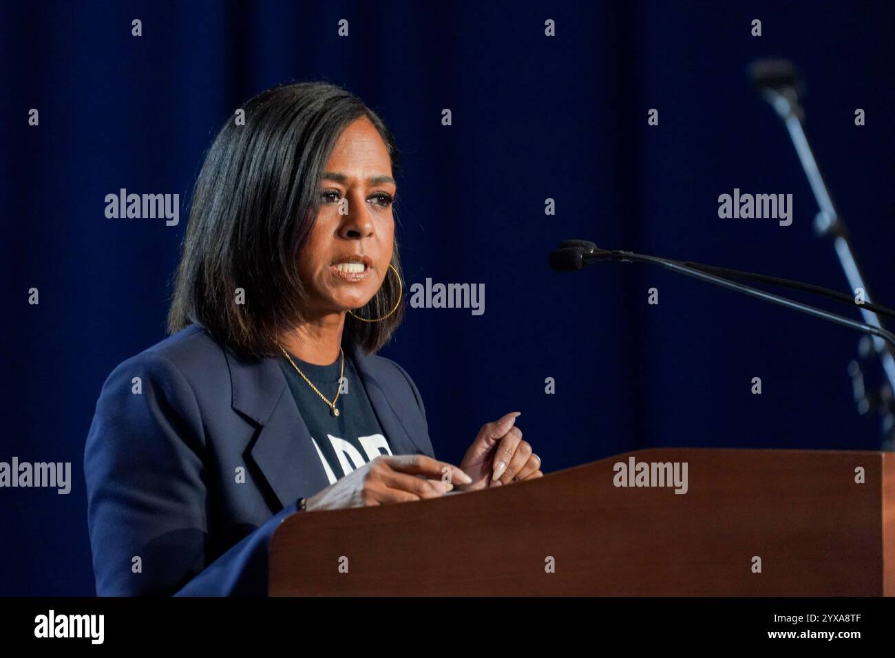 Maya Harris speaks at the Renaissance Atlanta Waverly Hotel on November ...