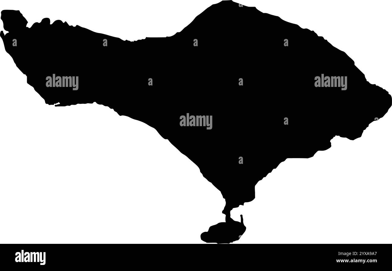 Map of bali hi-res stock photography and images - Alamy