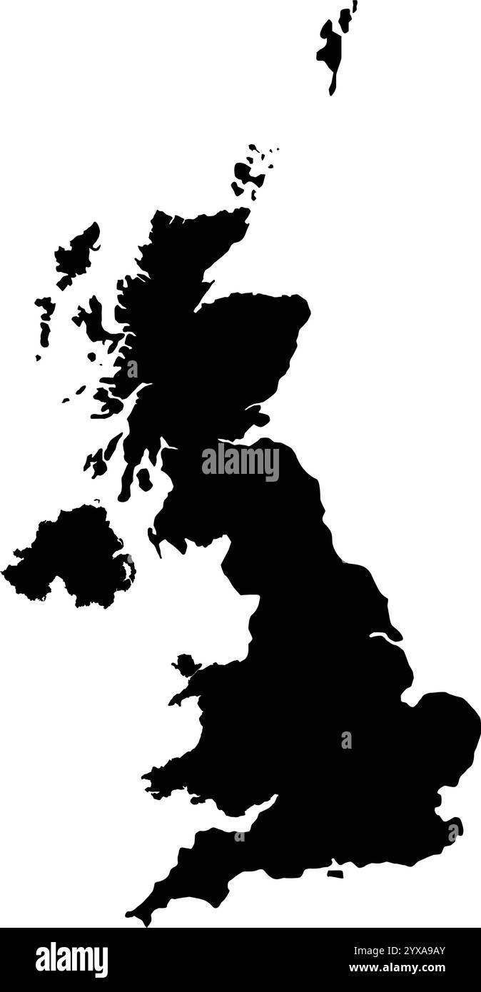 united kingdom map icon illustration design Stock Vector Image & Art ...