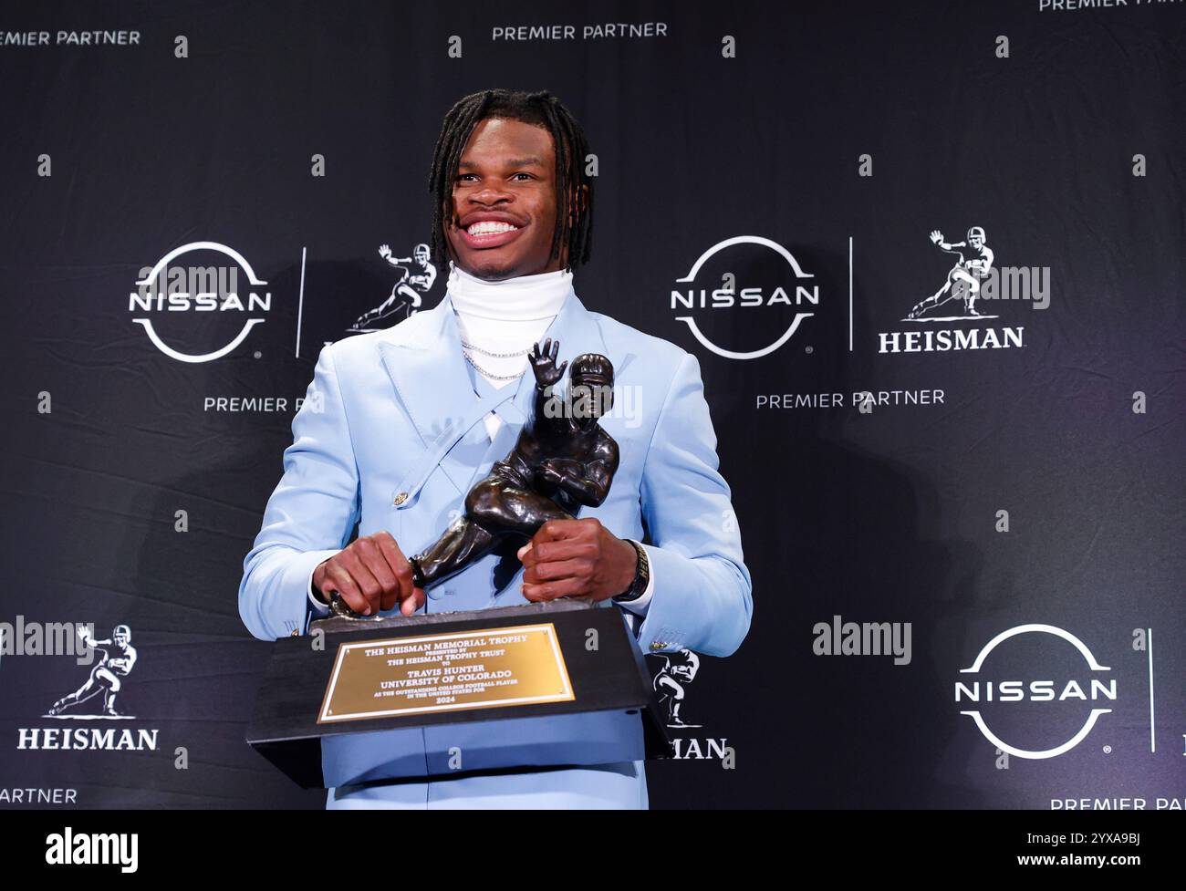 New York, United States. 14th Dec, 2024. Colorado CB/WR Travis Hunter ...