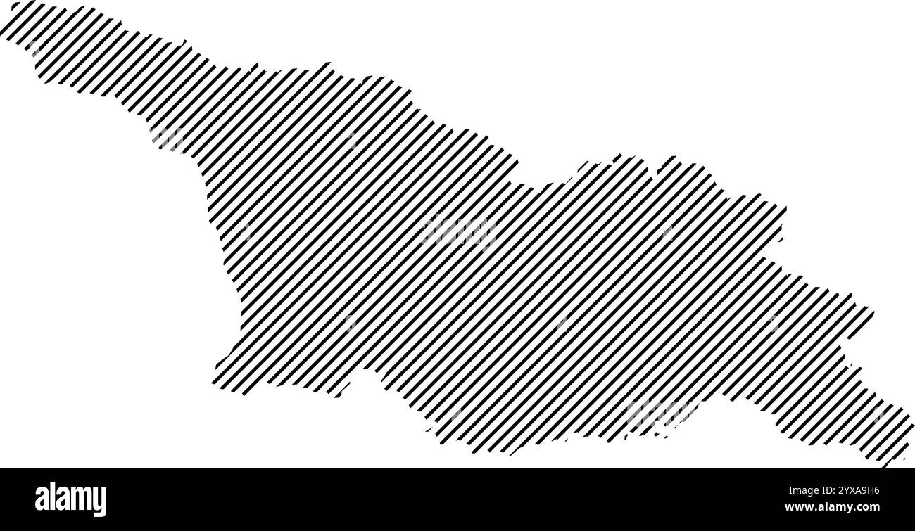 Symbol map state georgia Stock Vector Images - Alamy